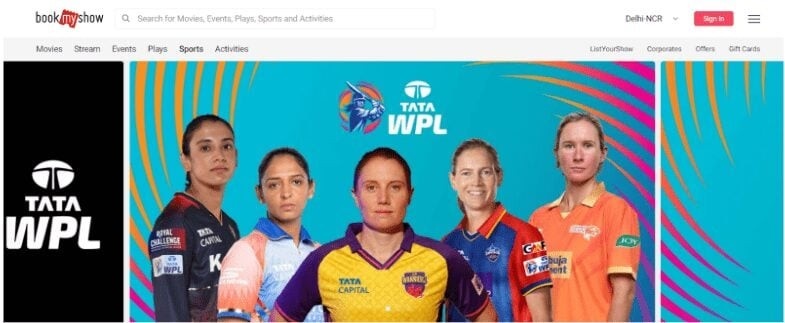 WPL 2026 Tickets: Platforms, Prices & Booking Info